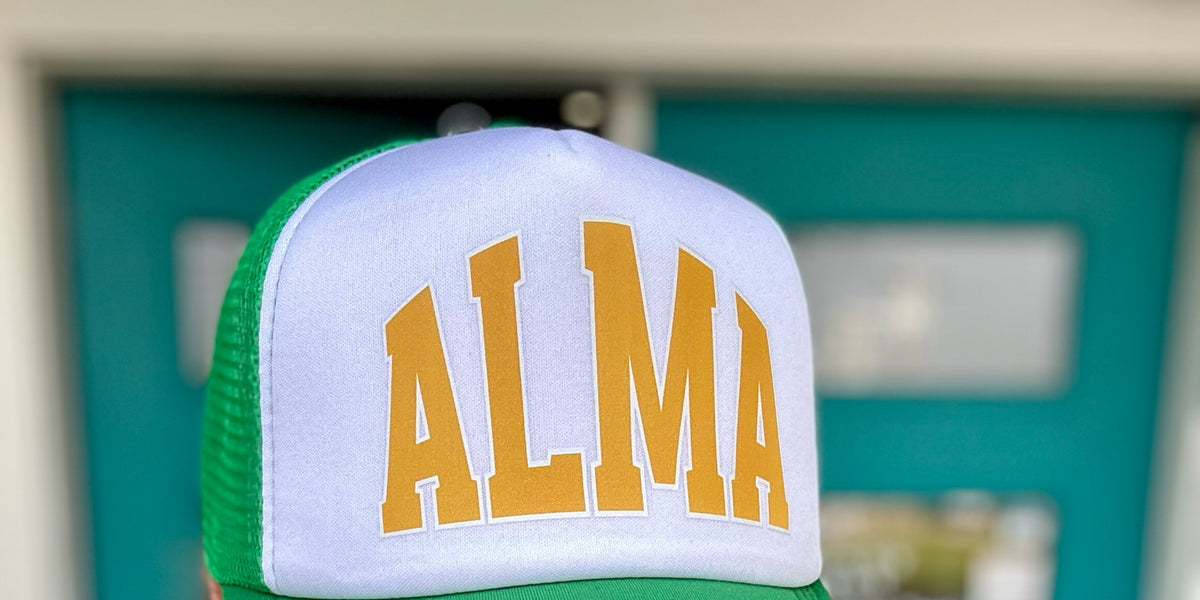 Custom Varsity School Spirit Hat – Blue Rose & Co.